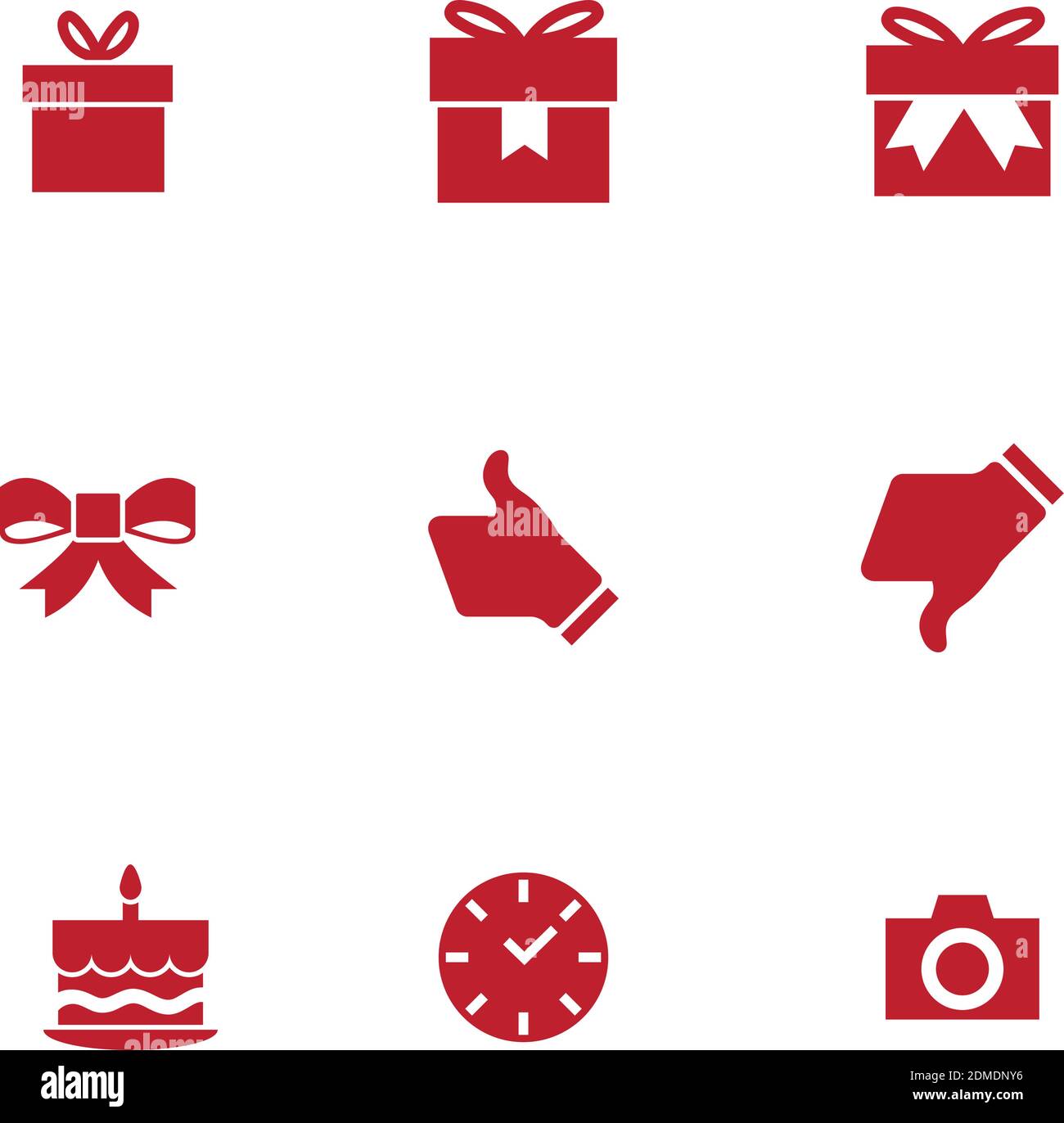 Event, celebration vector icons set, modern solid symbol collection ...