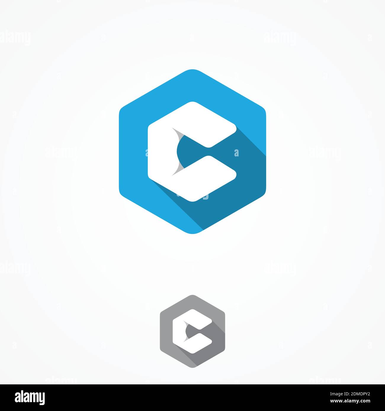 Technology business corporate letter c vector design symbol with ...
