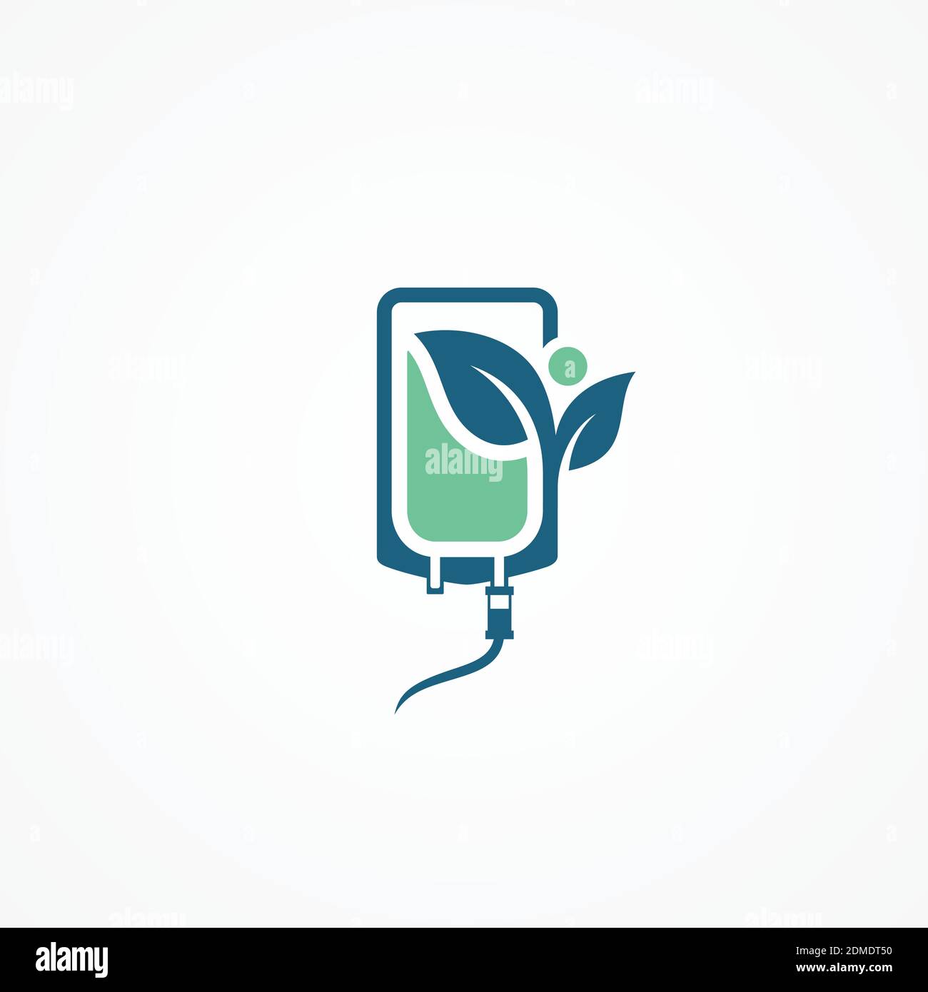 Abstract herbal infusion circular icon vector design with graphic ...
