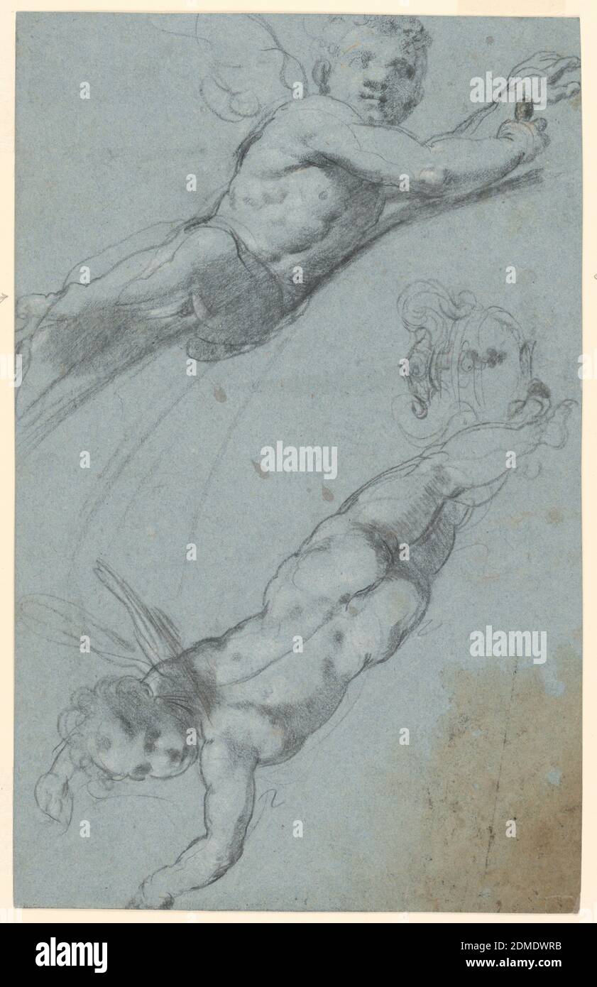 Winged putti facing left hi-res stock photography and images - Alamy