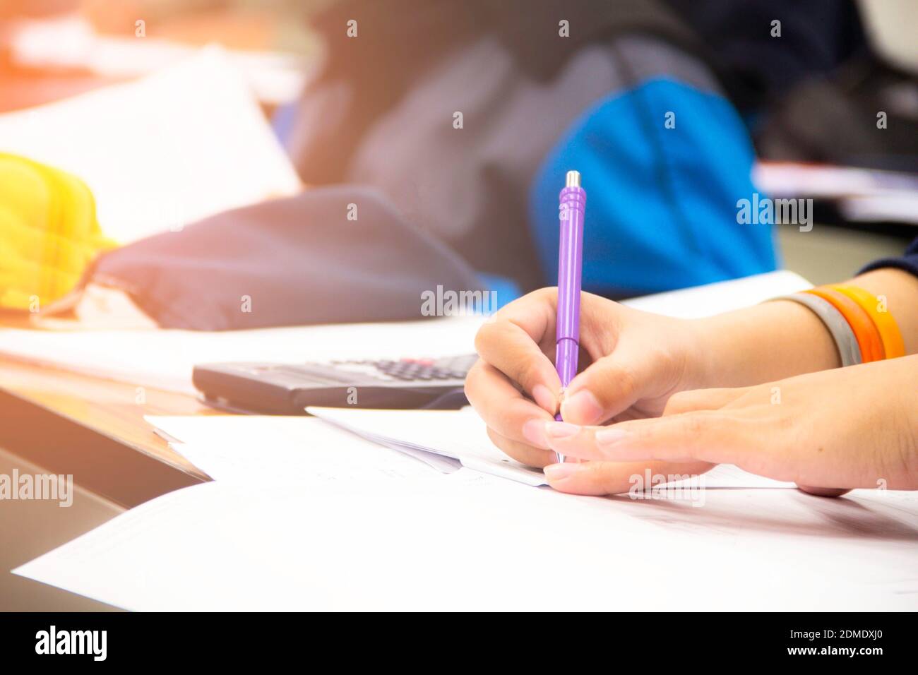 College test classroom large hi-res stock photography and images - Alamy