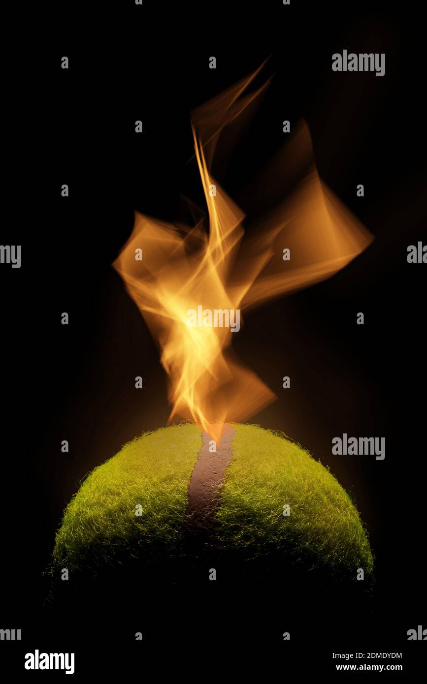 Tennis ball fire hi-res stock photography and images - Alamy