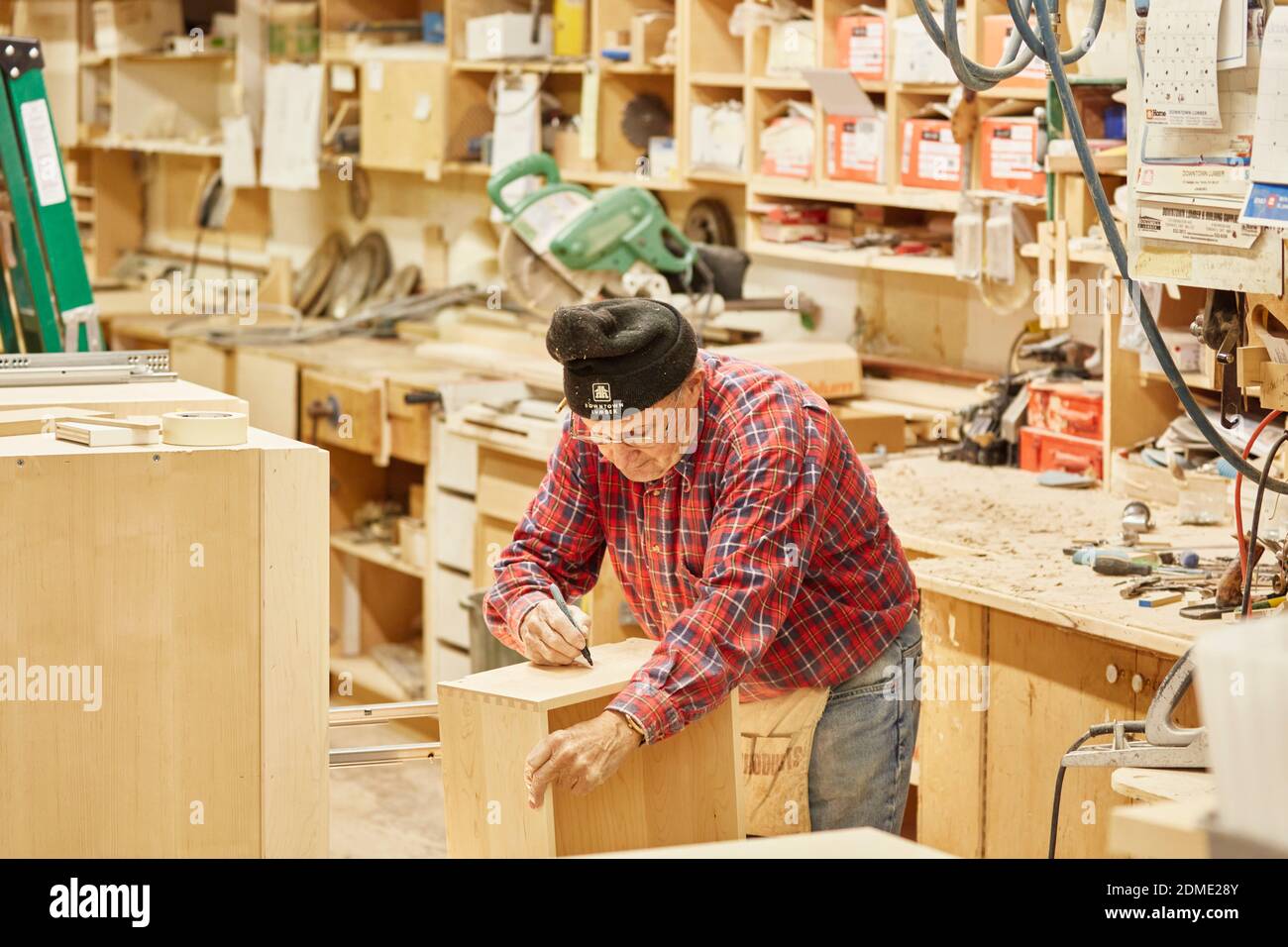 Cabinet making shop Stock Photo - Alamy