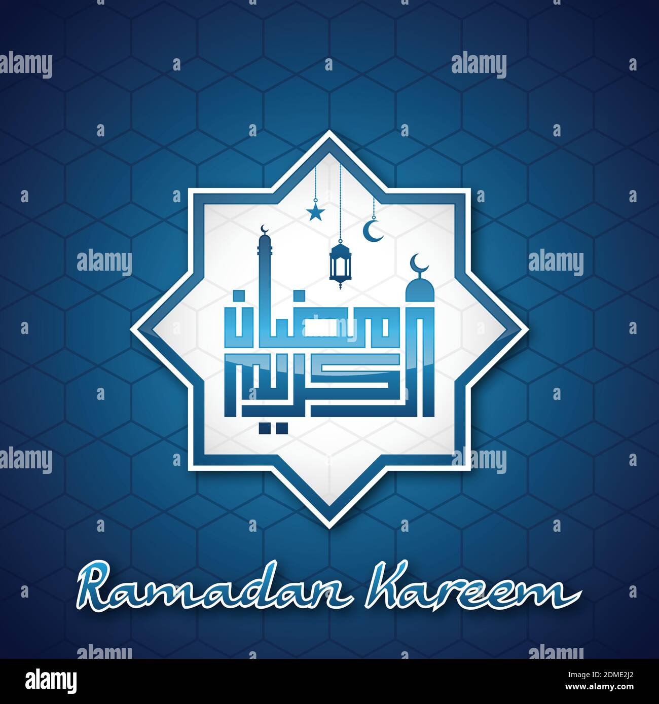 Creative, modern design background ramadan with modern arabic ...