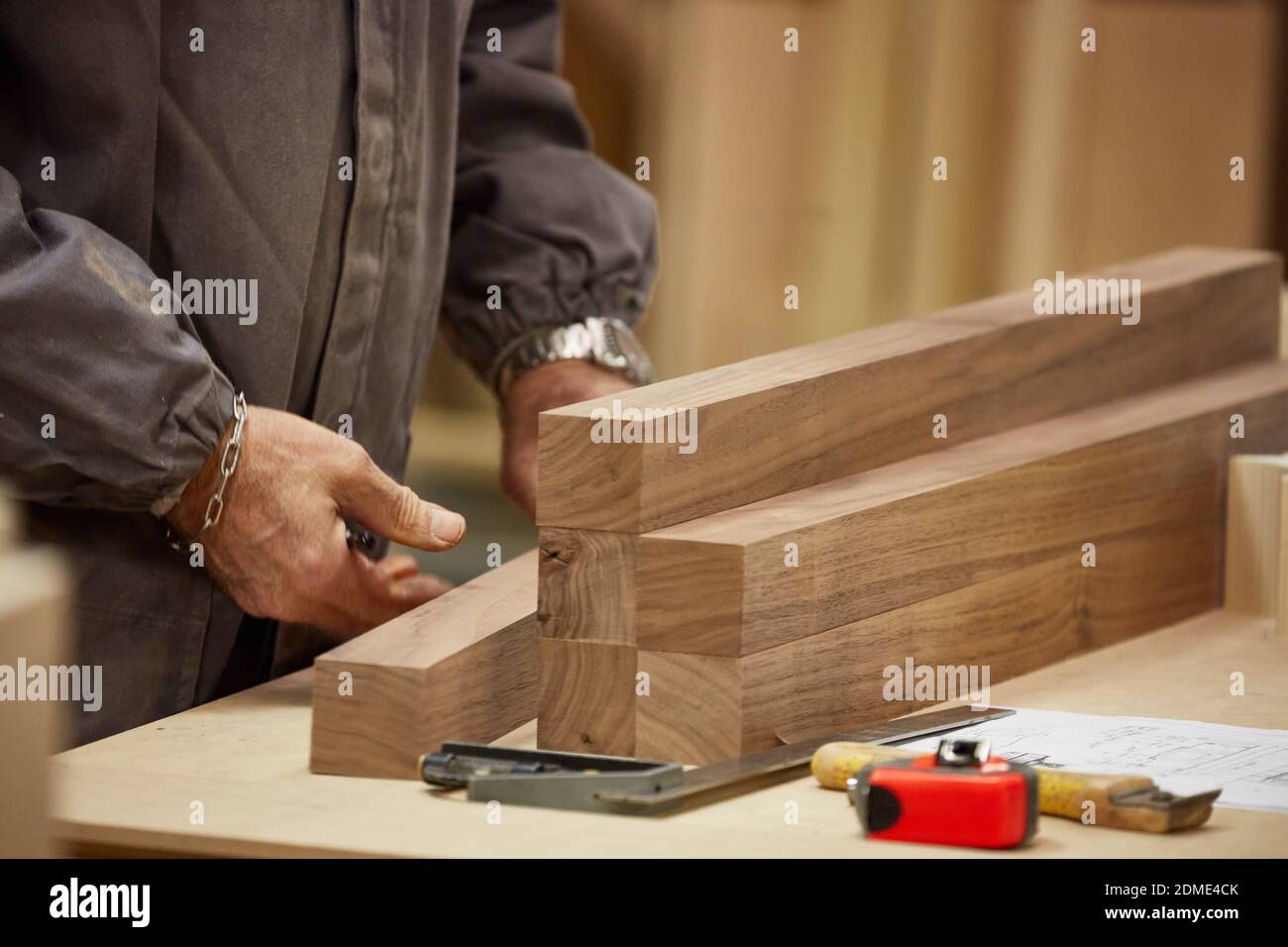 Cabinet making shop Stock Photo - Alamy