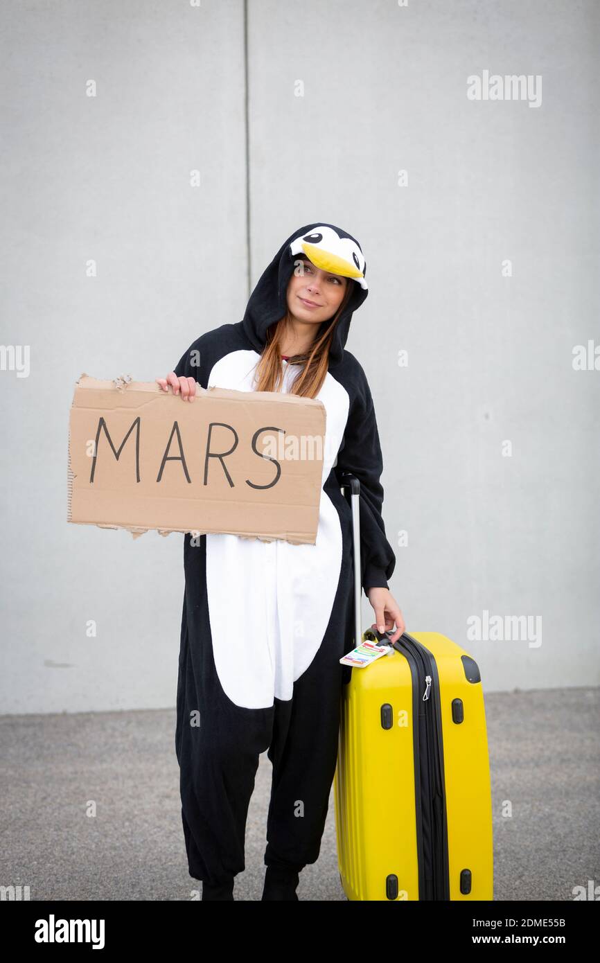 Climate change polar costume hi-res stock photography and images - Alamy