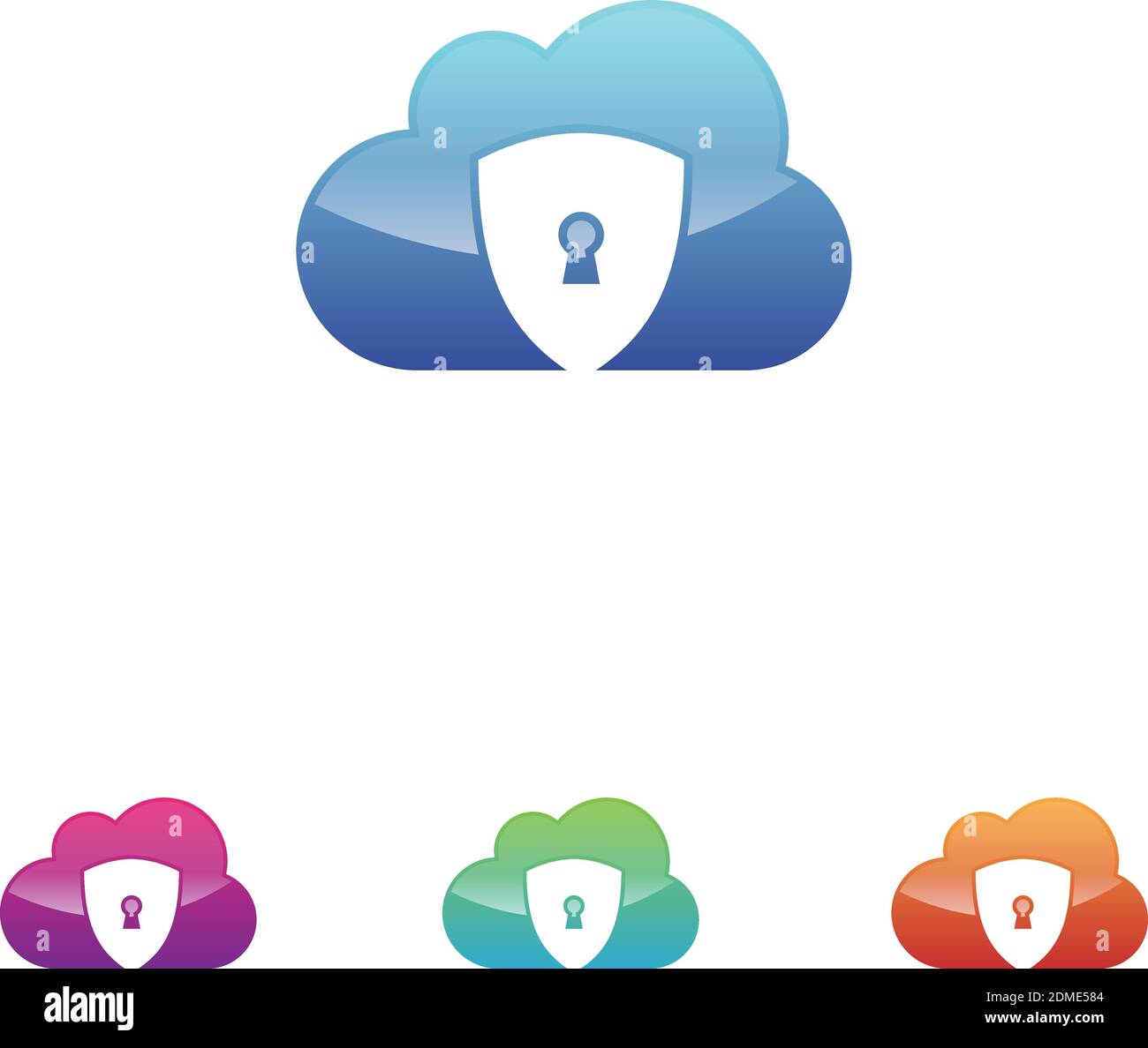 Database icon logo in Stock Vector Images - Alamy