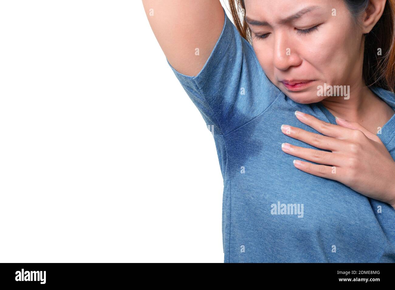 Under armpit sweating woman hi-res stock photography and images - Alamy