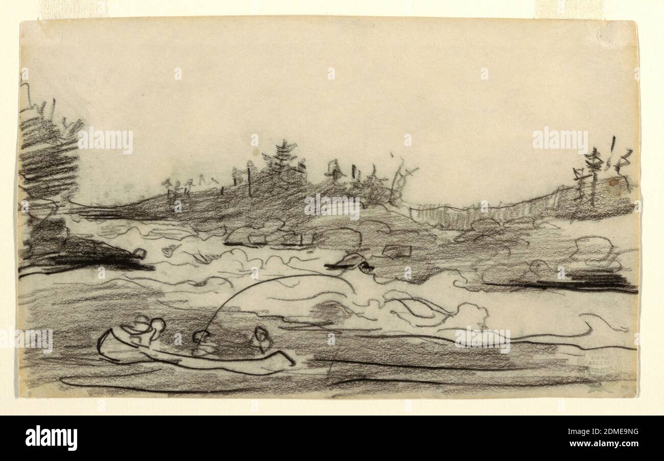 Canoe rapids drawing hi-res stock photography and images - Alamy