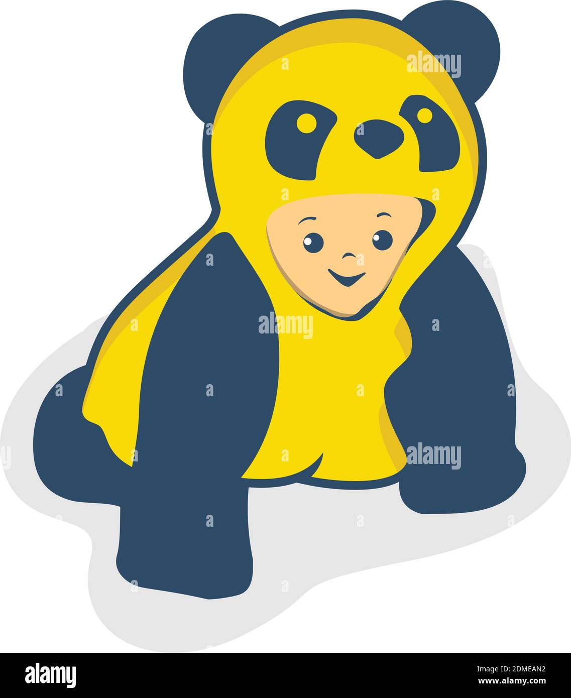 Cute panda girl cartoon hi-res stock photography and images - Alamy