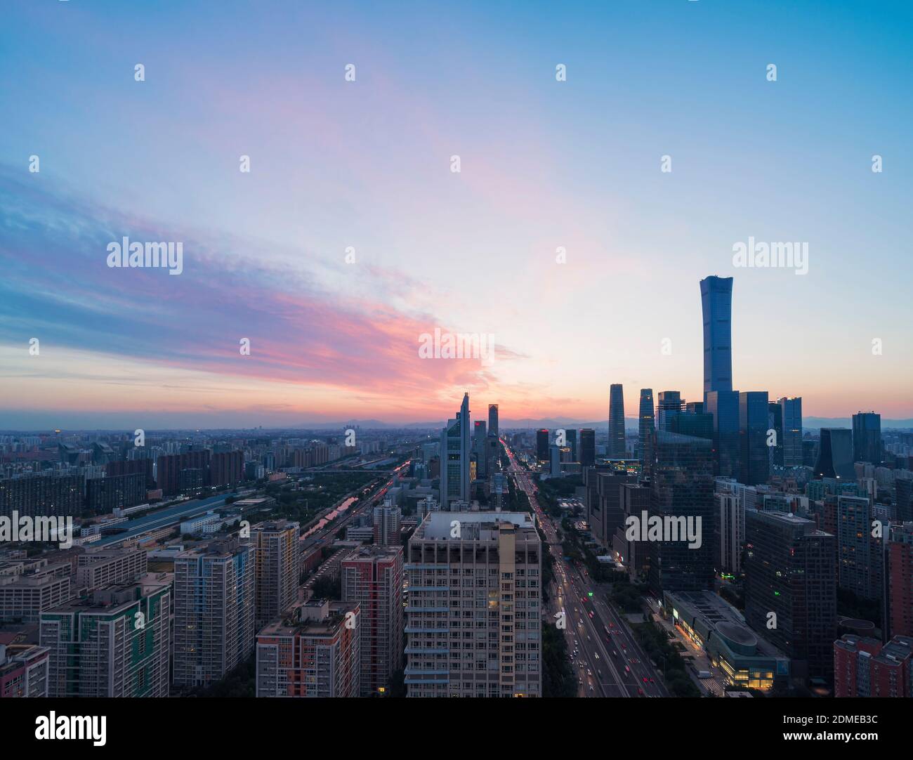 Aerial view beijing crowd hi-res stock photography and images - Alamy