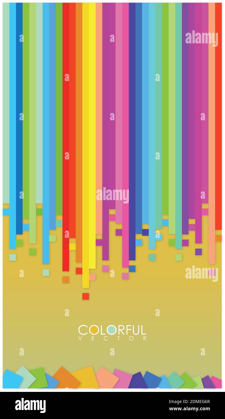 Vector abstract colorful background for your best phone. Tech design ...