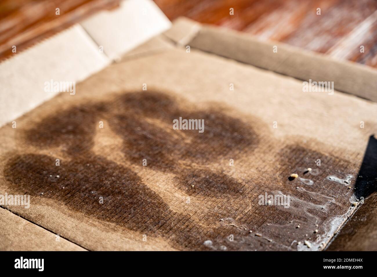 single use cardboard that is nonrecyclable because of the food residue ...