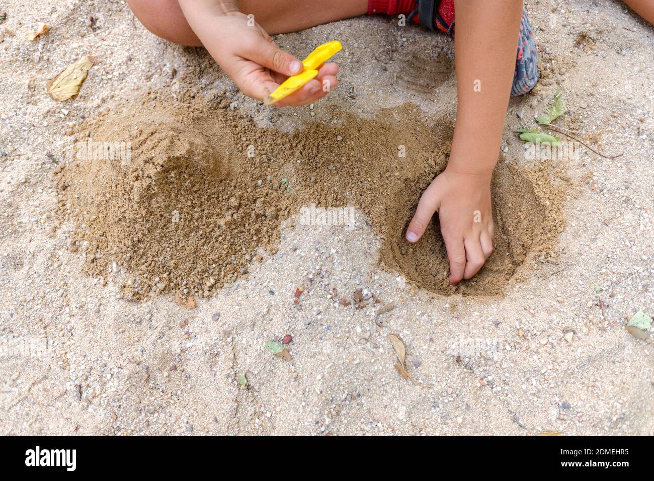 Playing Dig Digging Hole High Resolution Stock Photography and Images ...