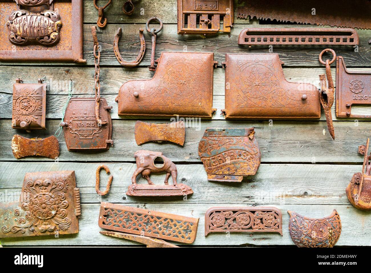 October 04, 2020 - Sandon, British Columbia, Canada: A collection of ...