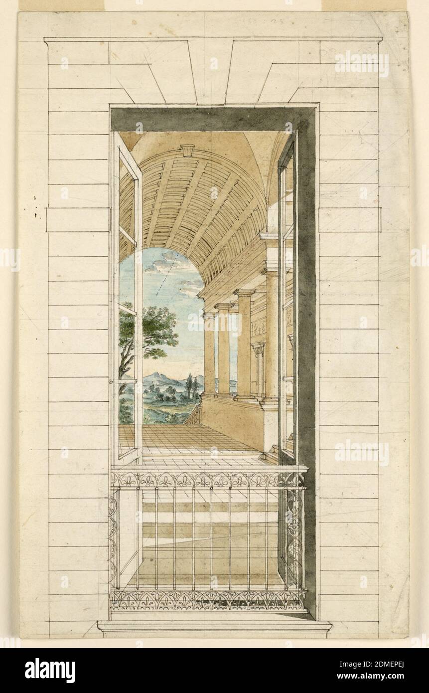 Open Front Door Drawing
