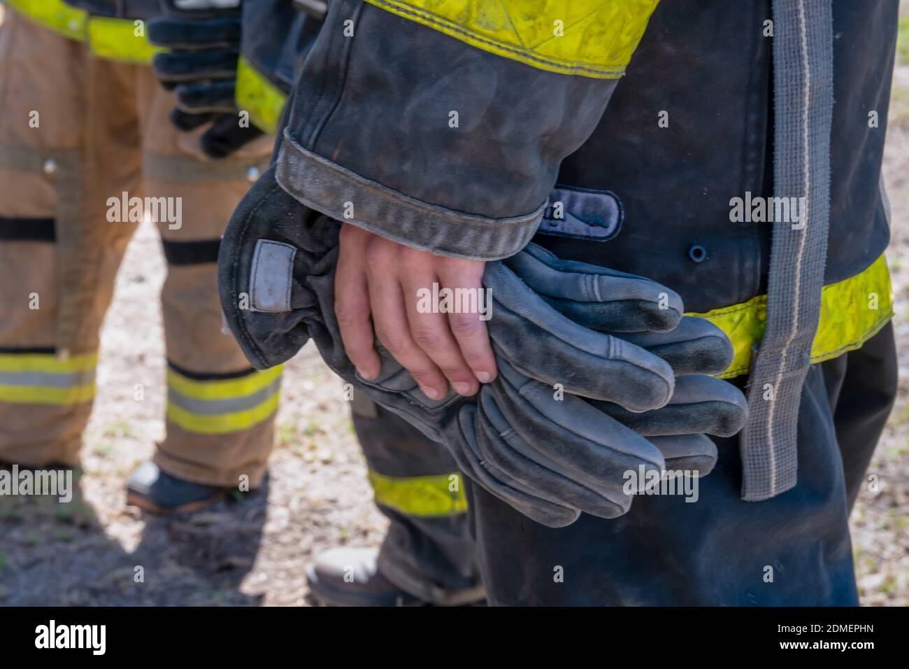 Firefighting gloves hi-res stock photography and images - Alamy
