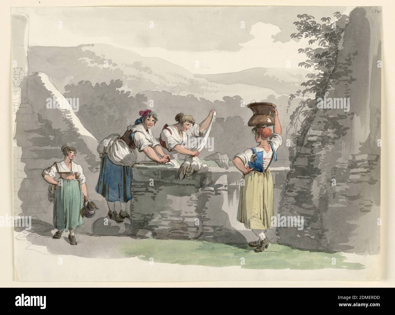 Roman laundry basin hi-res stock photography and images - Alamy