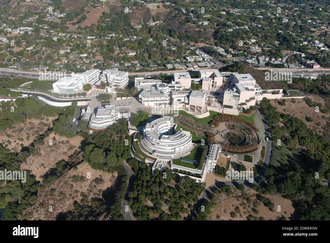 An aerial view of the Getty Center, Tuesday, Dec. 15, 2020, in Los ...
