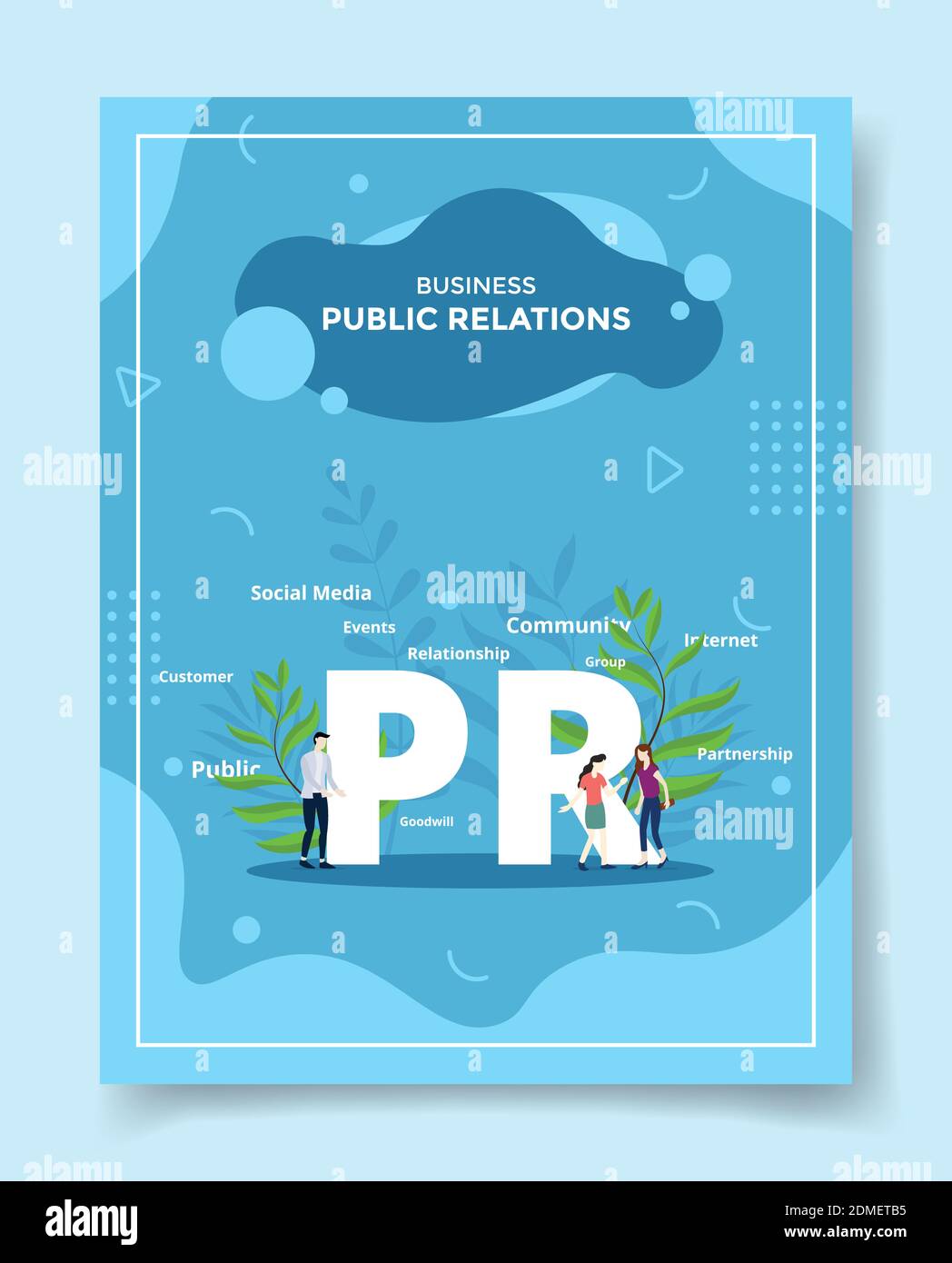 business public relation pr people around word PR for template of ...