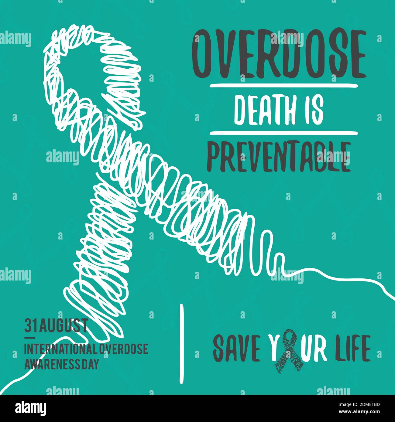 International Overdose Awareness Day. Abstract design background ...