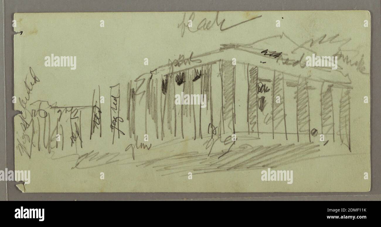 Parthenon Lighted at Night, Athens, Greece, Frederic Edwin Church ...