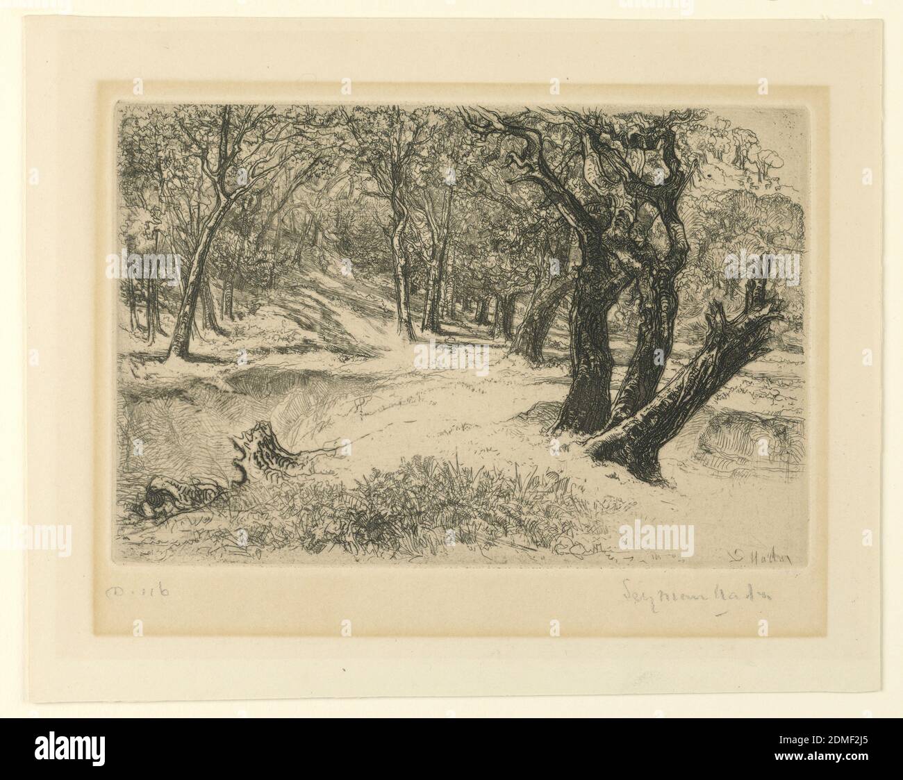 The Three Sisters, Francis Seymour Haden, English, 1818–1910, Drypoint ...