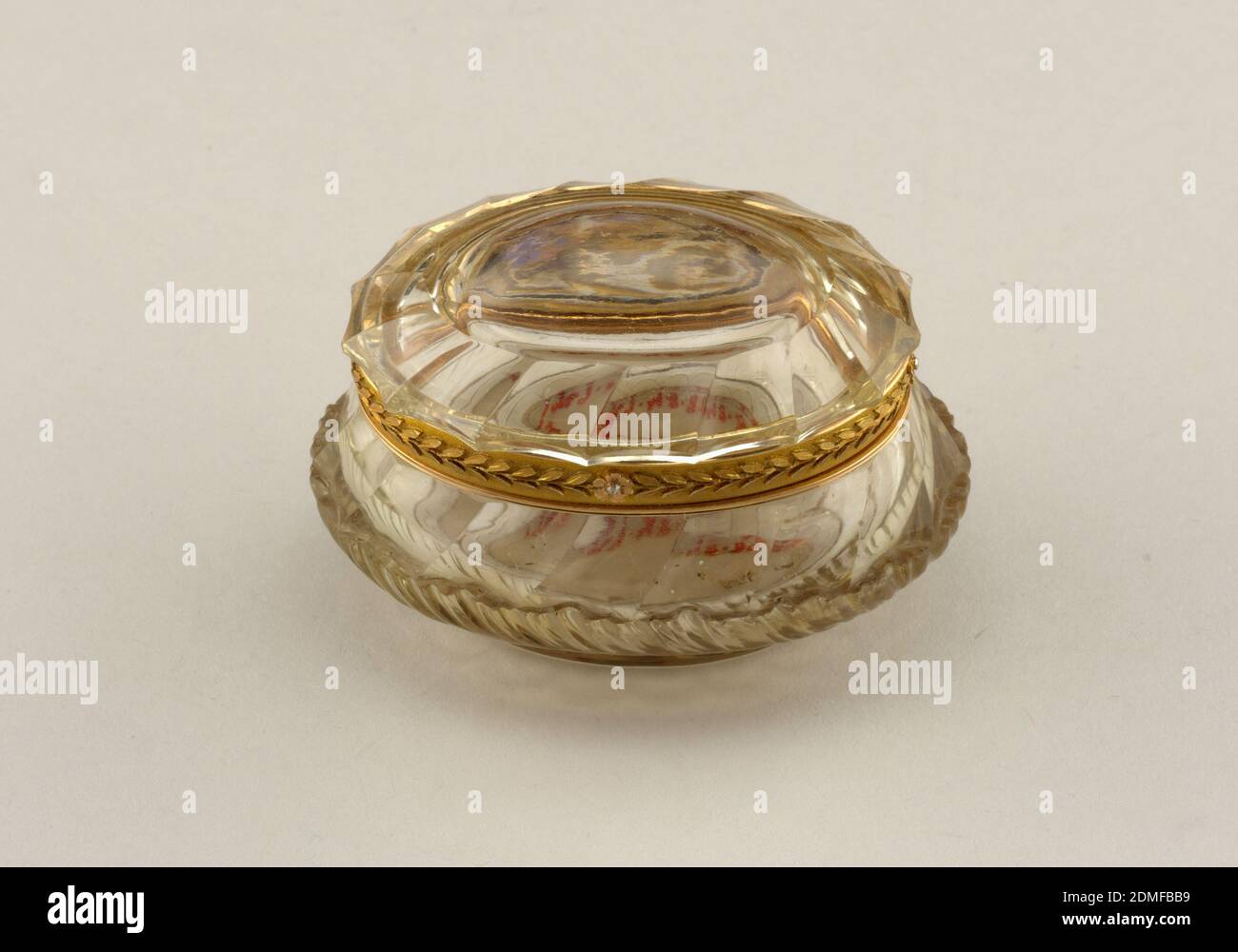 Rock crystal box, Rock crystal, gold, France, 18th century, containers ...