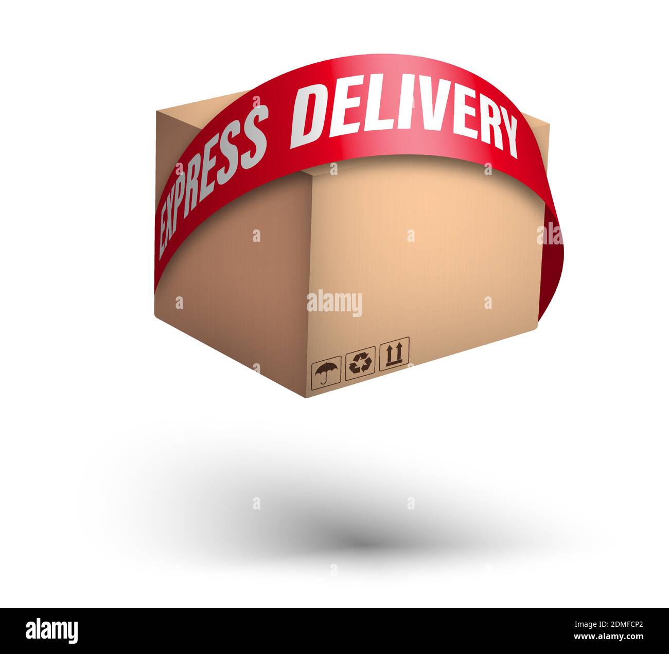 Red and white fragile tape hi-res stock photography and images - Alamy