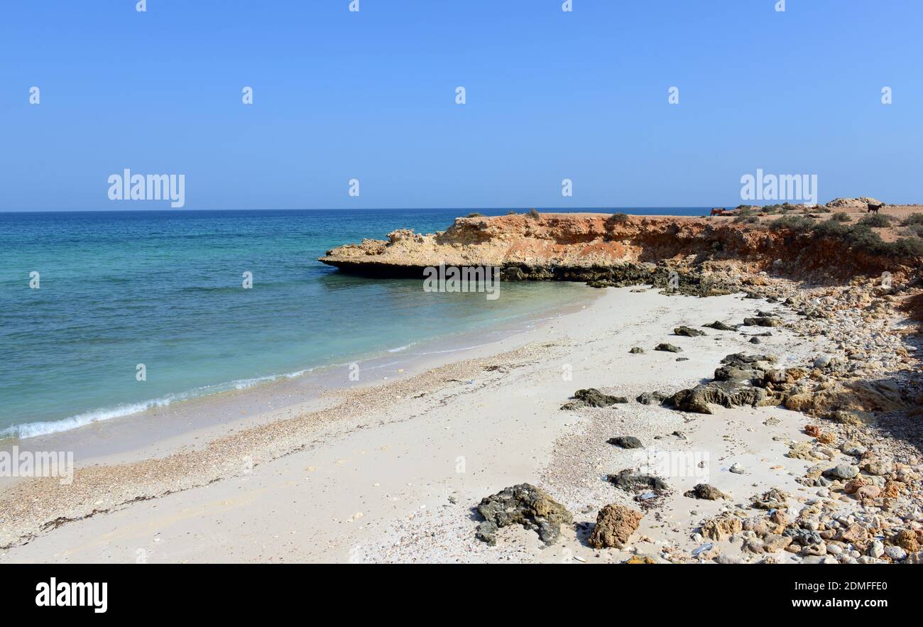 Coastal landscapes near Bimma, Oman Stock Photo - Alamy