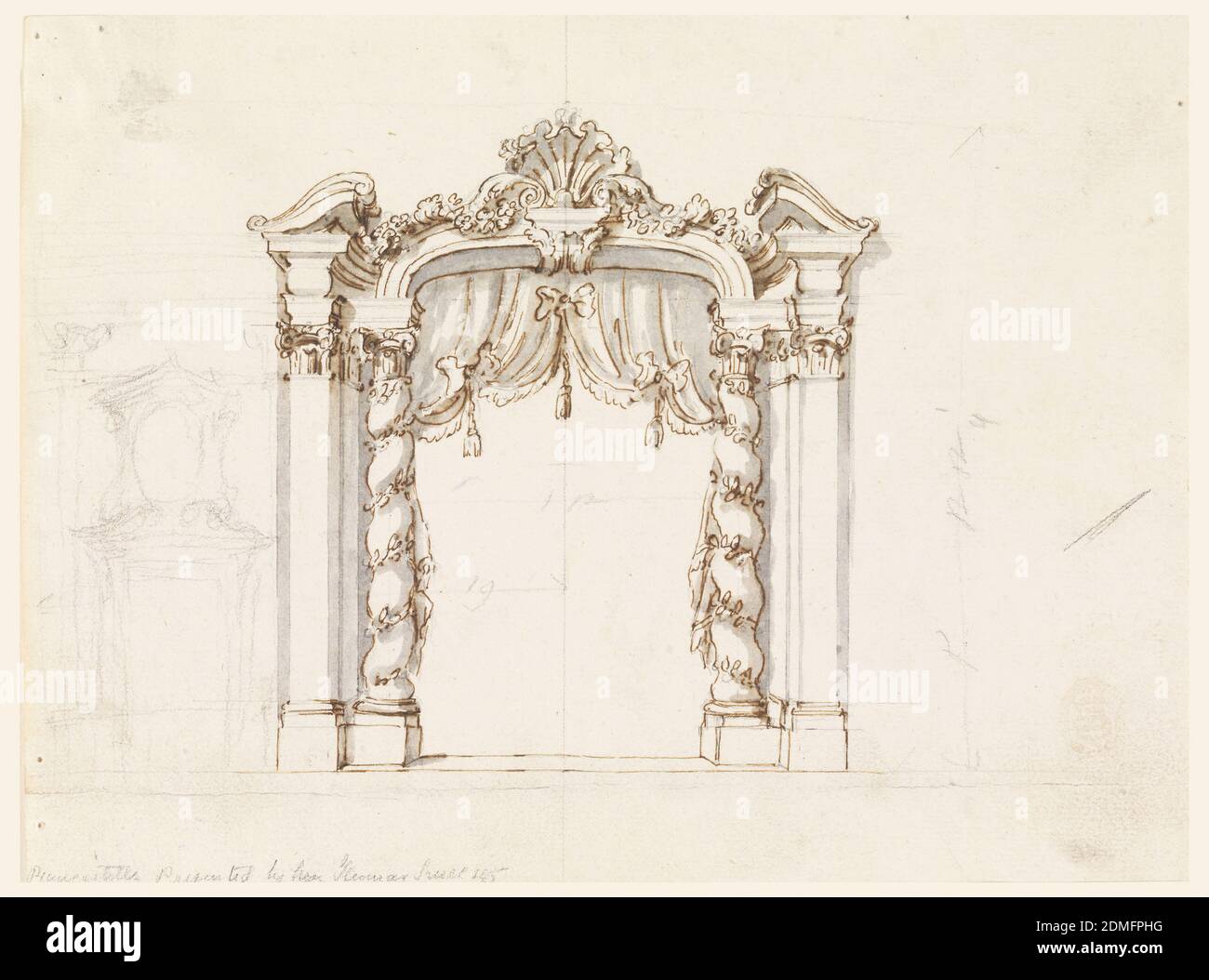 Two twisting solomonic columns hi-res stock photography and images - Alamy