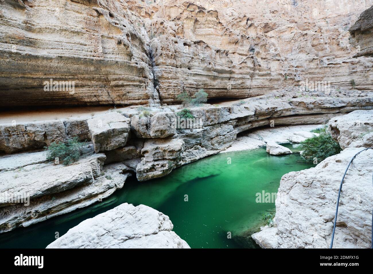 The beautiful Wadi Shab in Oman Stock Photo - Alamy