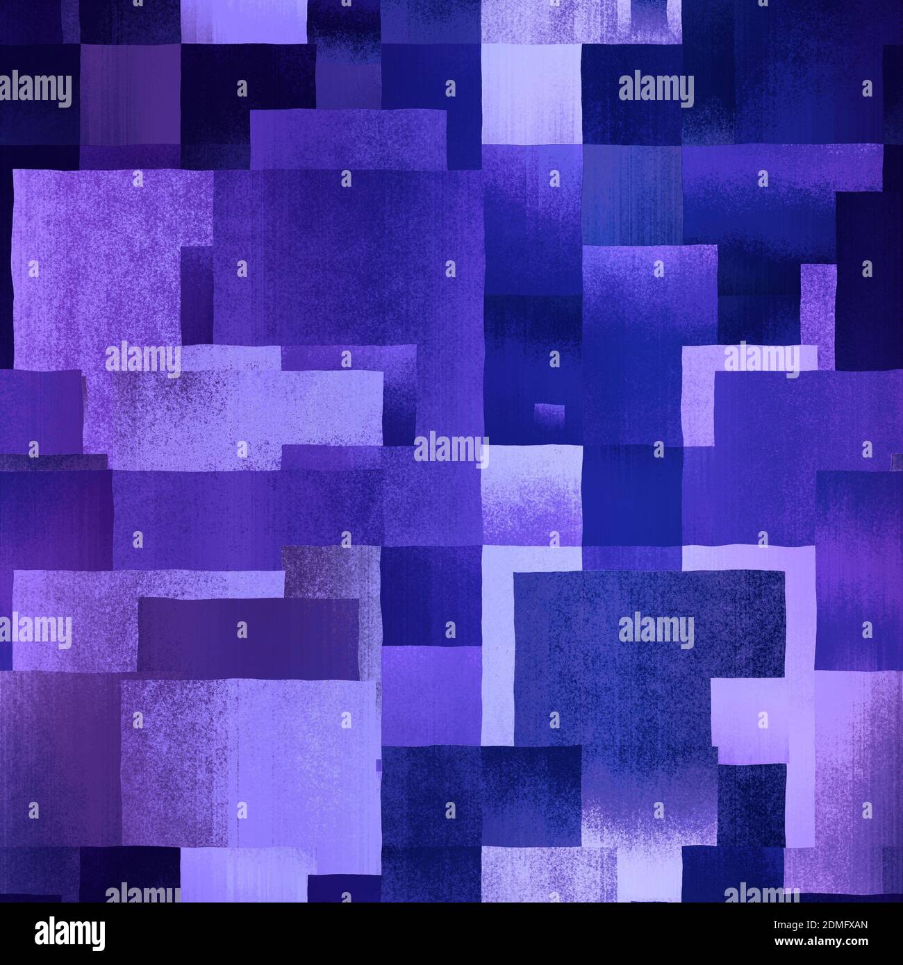 Seamless rectangle geo tile mosaic pattern swatch Stock Photo - Alamy