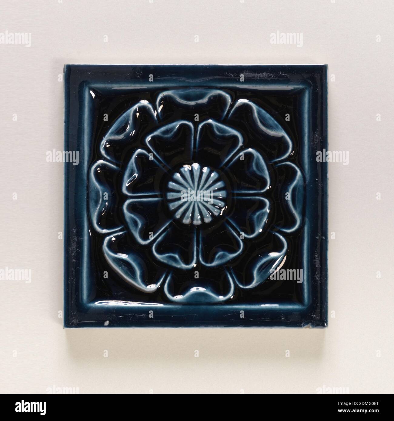 Tile, J. & J. G. Low Art Tile Works, 1877 – 1883, Glazed stoneware ...