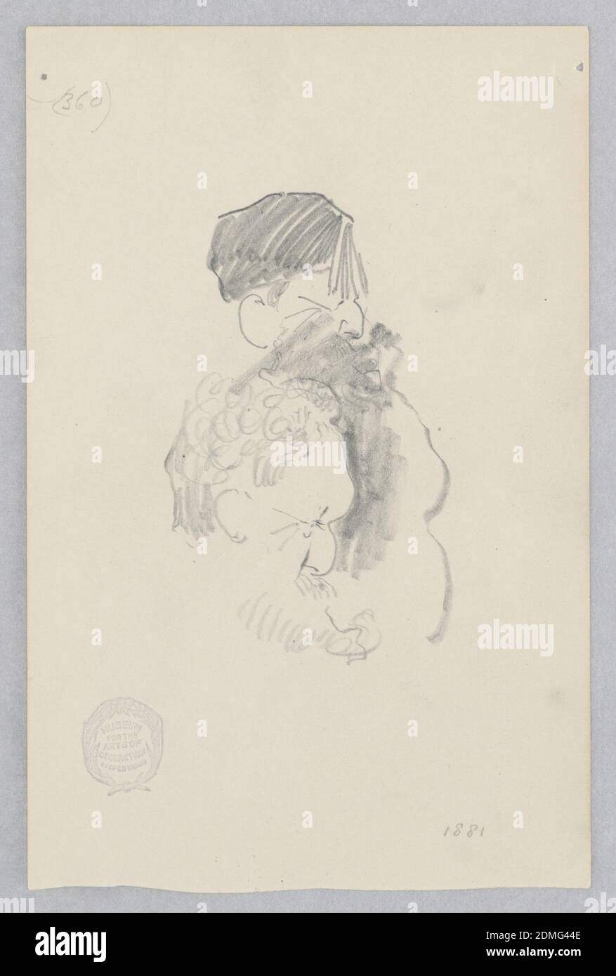 Gedney Bunce, Robert Frederick Blum, American, 1857–1903, Graphite on ...