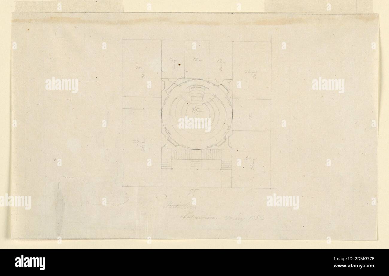 Verso contains faint graphite sketch hi-res stock photography and ...