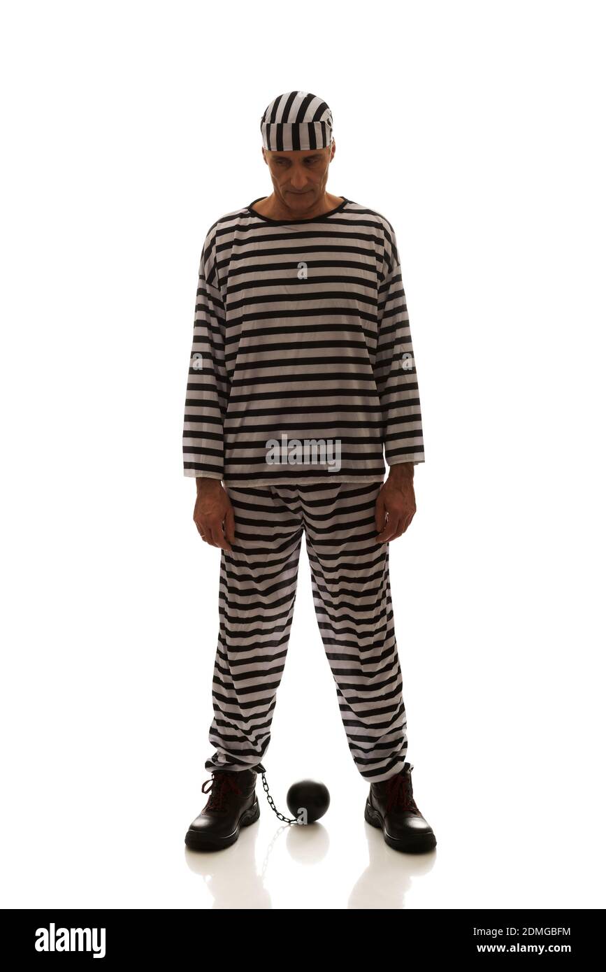 Prisoner uniform Cut Out Stock Images & Pictures - Alamy
