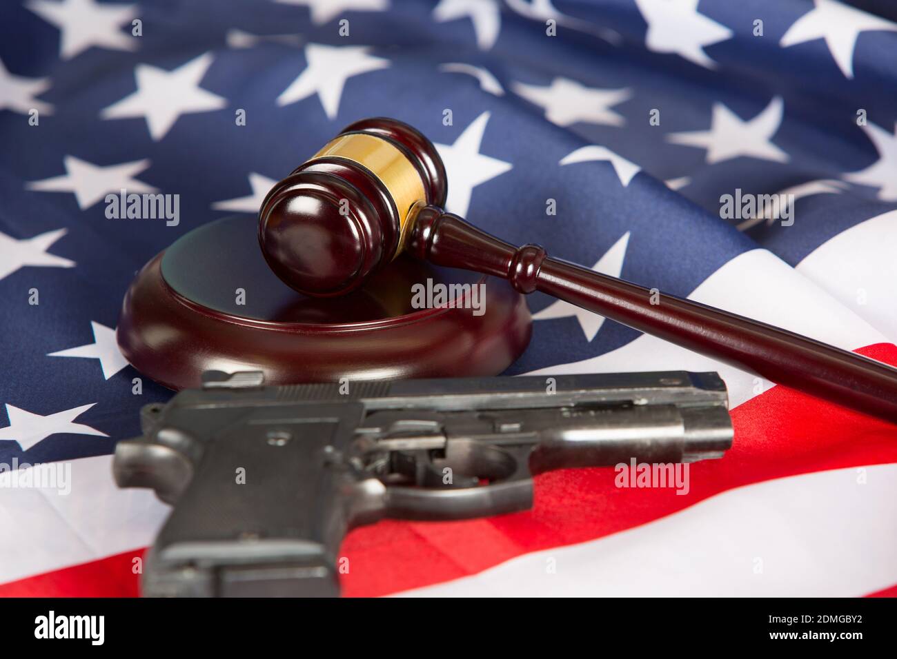 American gun flag hi-res stock photography and images - Alamy