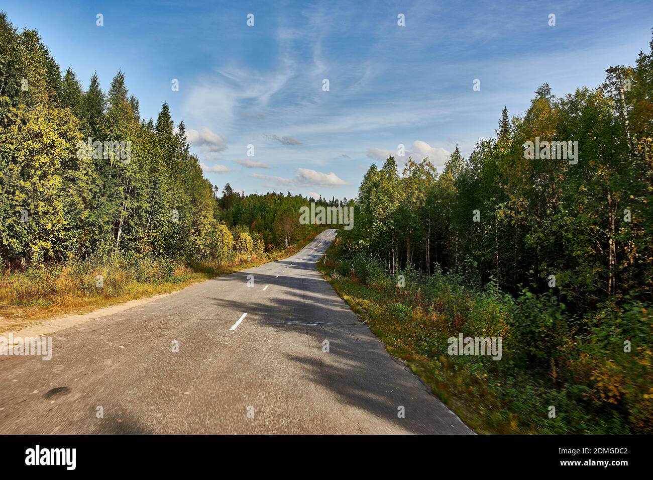 Asphalt road in rural areas Stock Photo - Alamy