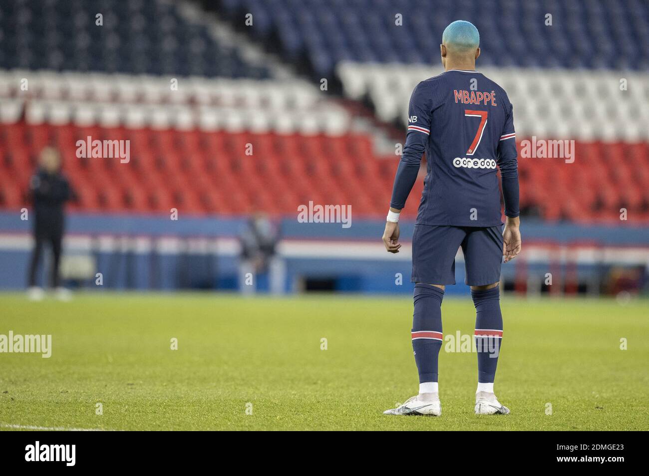 Kylian Mbappe from PSG In action during the match between Paris Saint ...