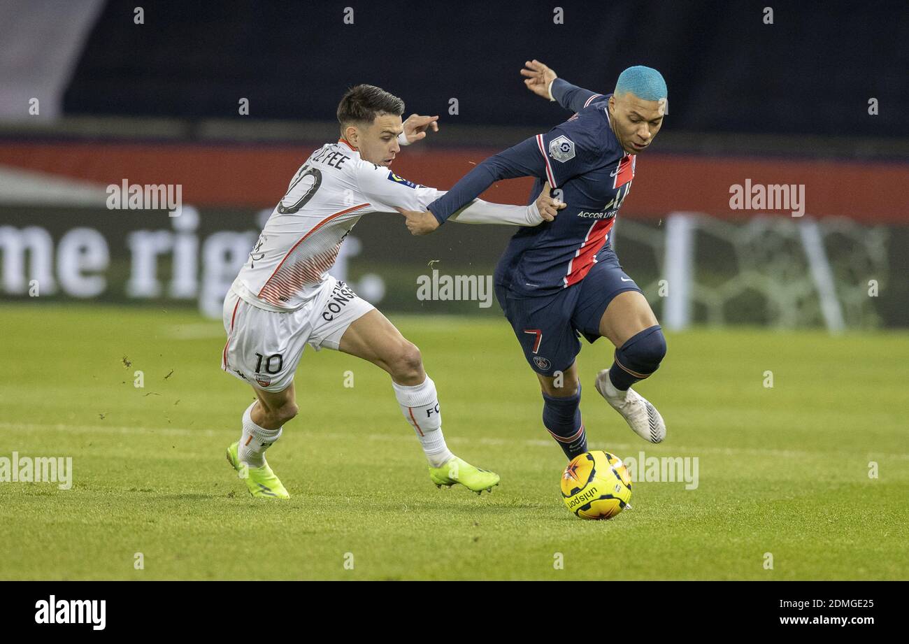 Kylian Mbappe from PSG In action during the match between Paris Saint ...