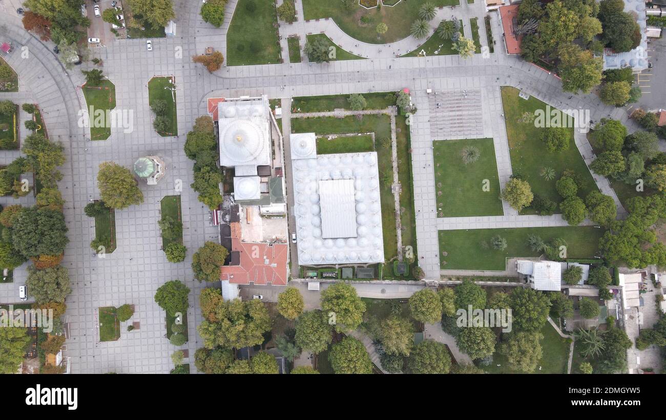 A top view of a mosque in a park Stock Photo - Alamy
