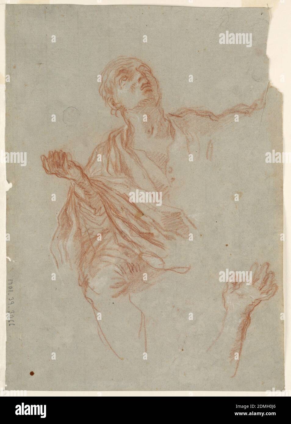 Studies of Mourners' Arms, Hands, and Drapery, Giuseppe Passeri ...