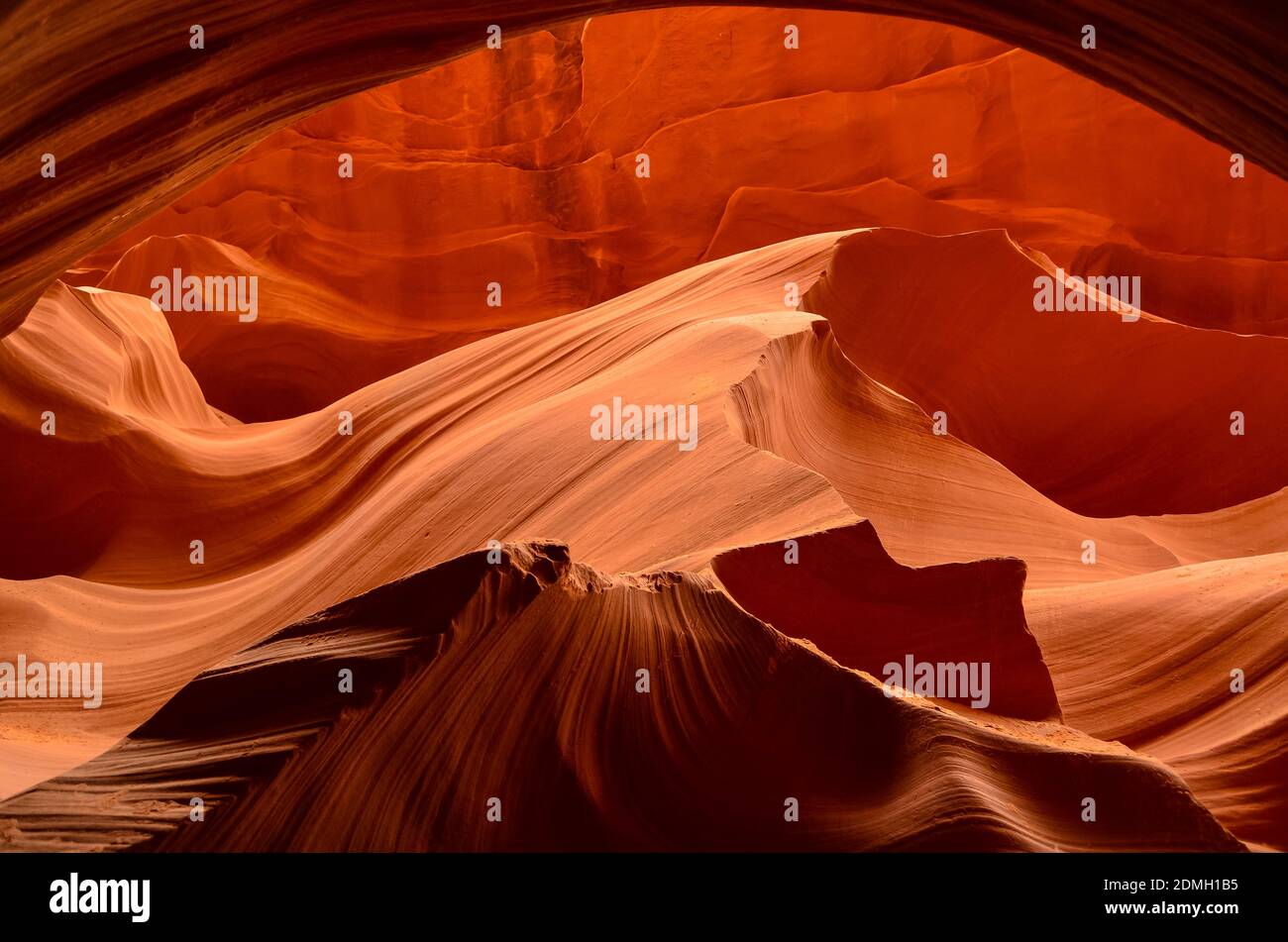 A beautiful view of the famous Antelope Canyon, Arizona, USA Stock ...