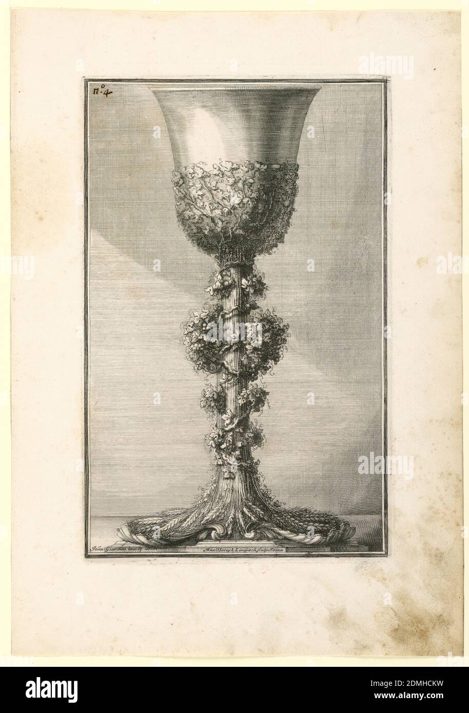 Design for a Chalice, Maximilian Joseph Limpach, Czech, active the 1st ...
