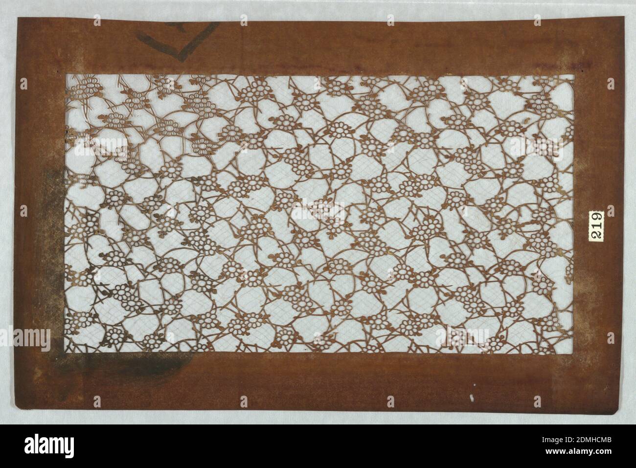 Blossoms, Mulberry paper (kozo washi) treated with fermented persimmon ...