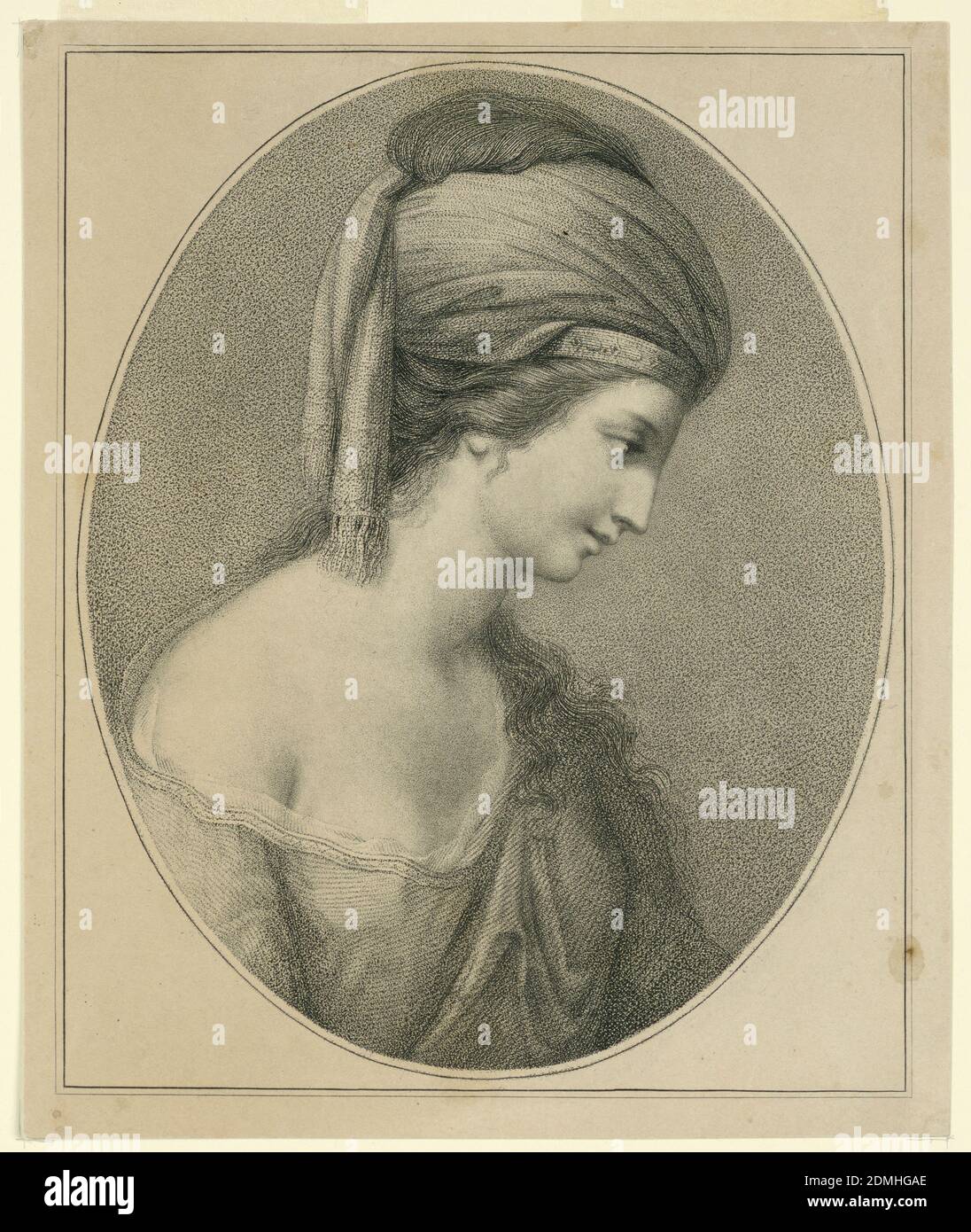 A Woman Turned in Profile to the Right, Francesco Bartolozzi, Italian ...