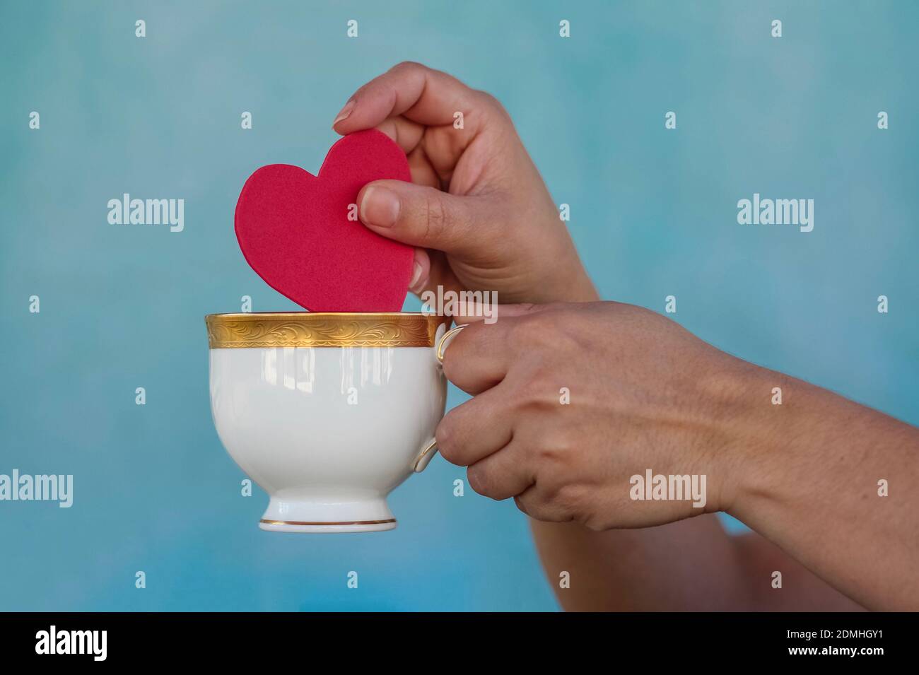 Human heart size not illustration hi-res stock photography and images ...