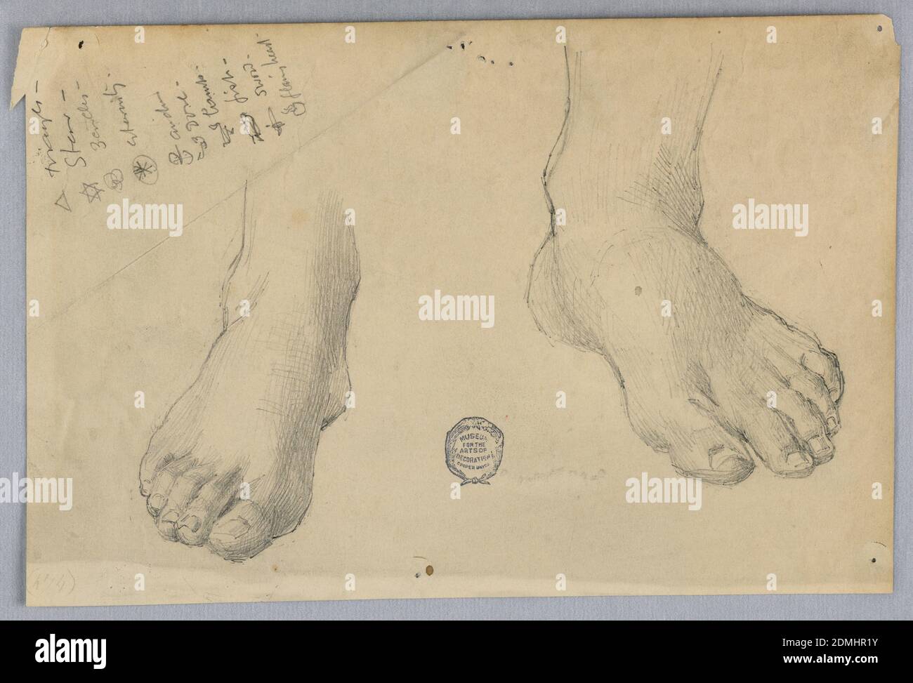 Study of Feet, Francis Augustus Lathrop, American, 1849 - 1909 ...