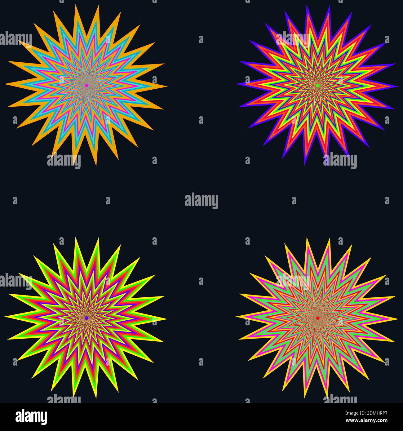 Starburst explosion shapes hi-res stock photography and images - Alamy